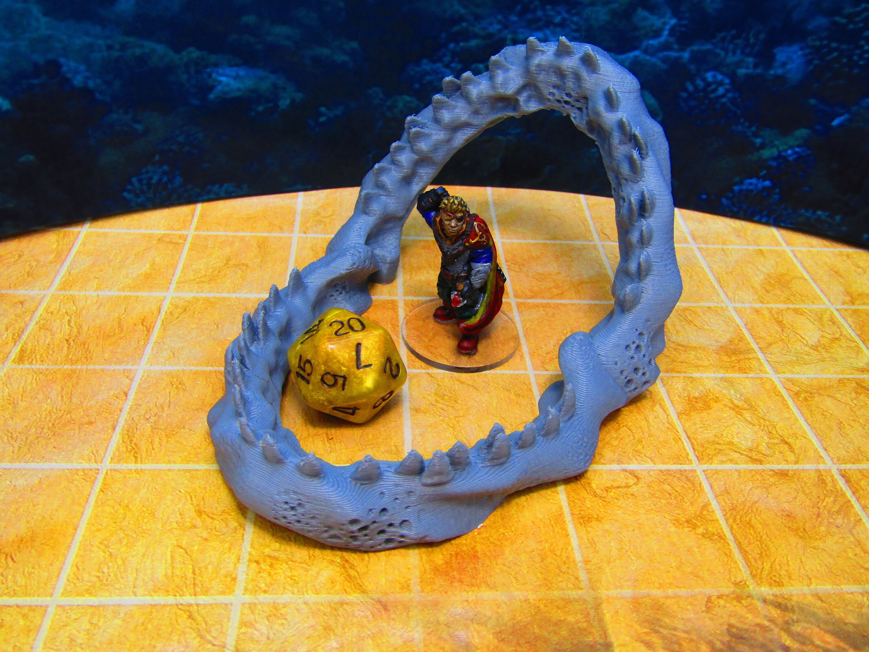 Megalodon Shark Jaw Sea Monster Maw Teeth Boneyard Scenery | Etsy