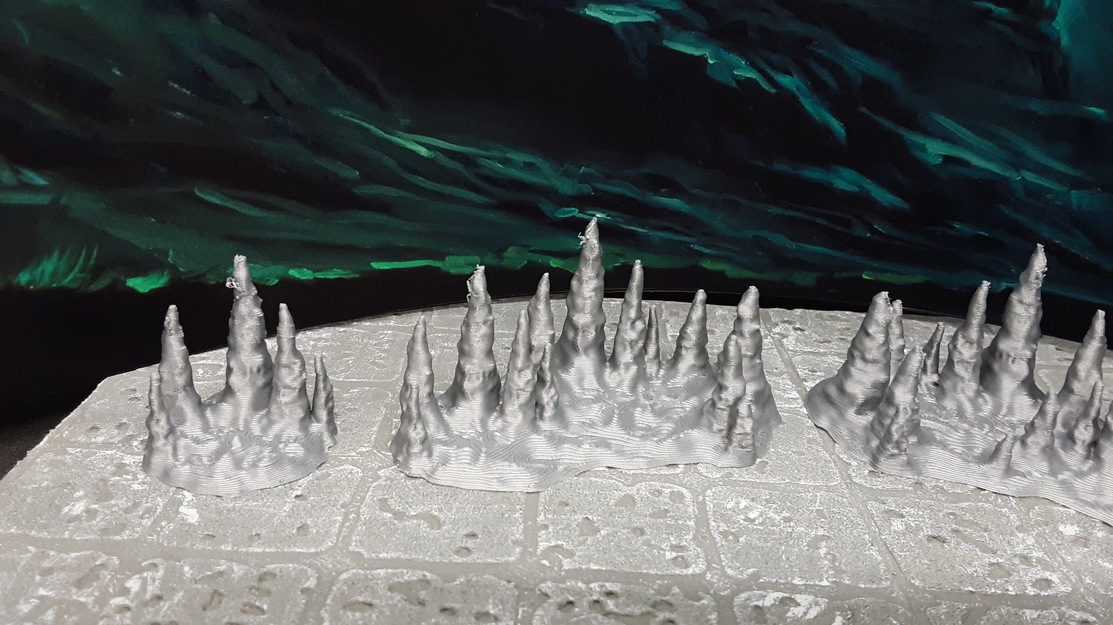 5 Piece Cavern Cave Stalagmite Pool 28mm Scale Fantasy Scatter Terrain ...