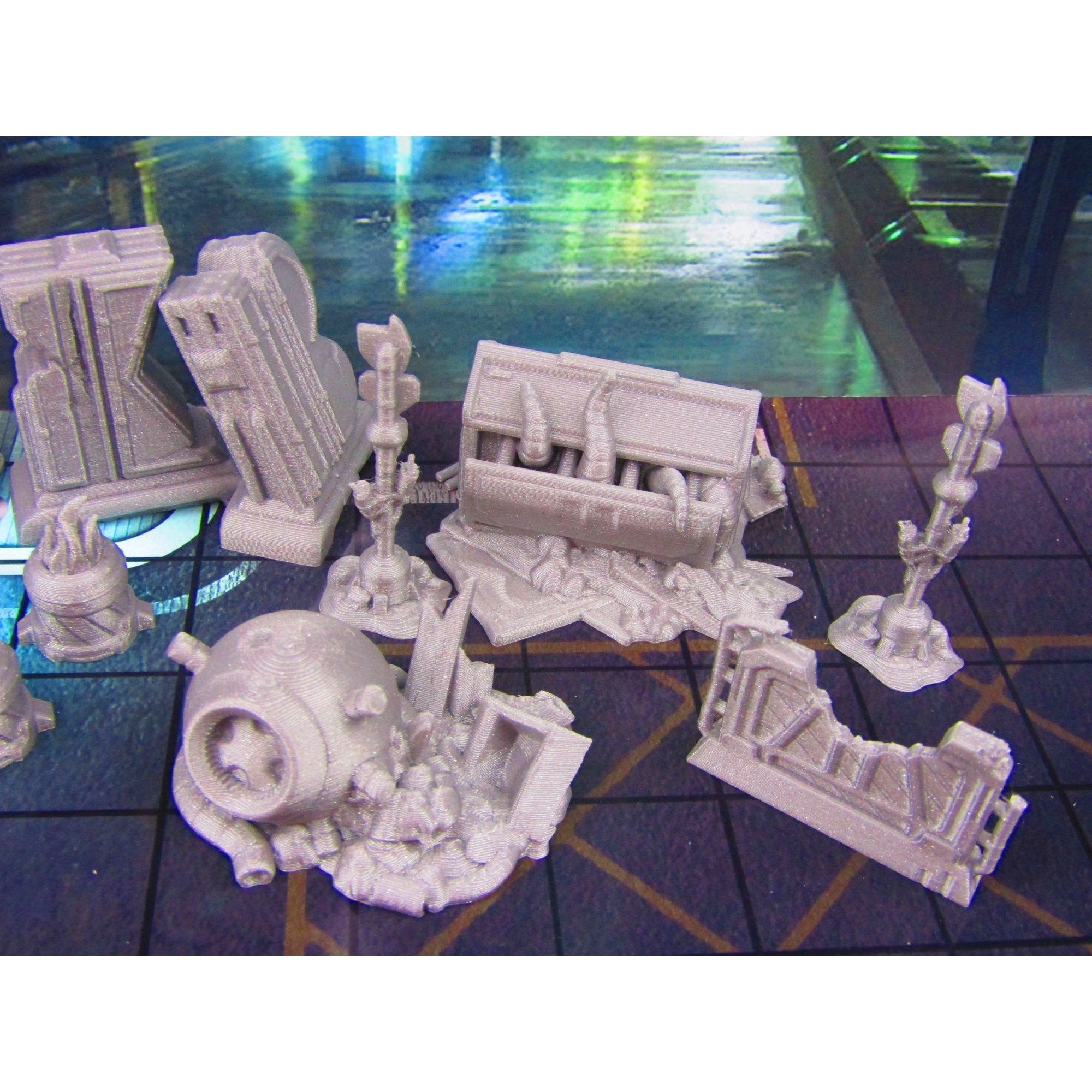 14pc Junkyard Scrap Garbage Scenery Scatter Terrain 3D Printed - Etsy