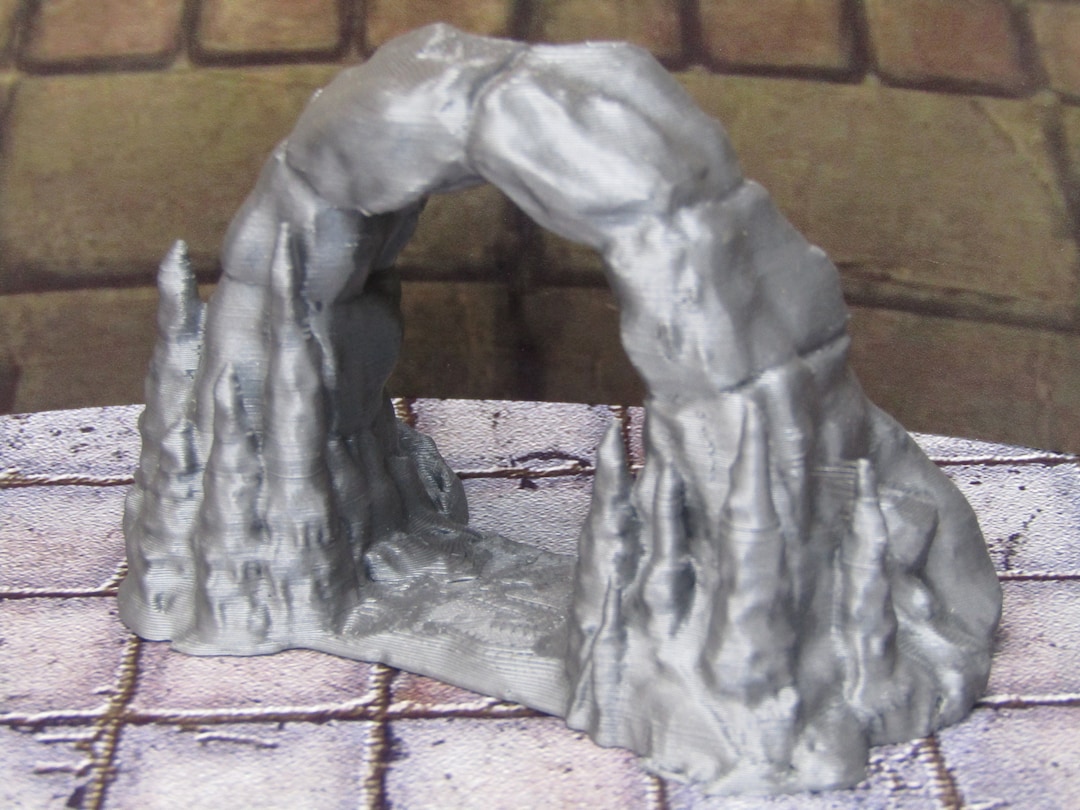 Stalagmite Cavern Entrance Mini Miniature Figure Scenery Terrain 3D ...