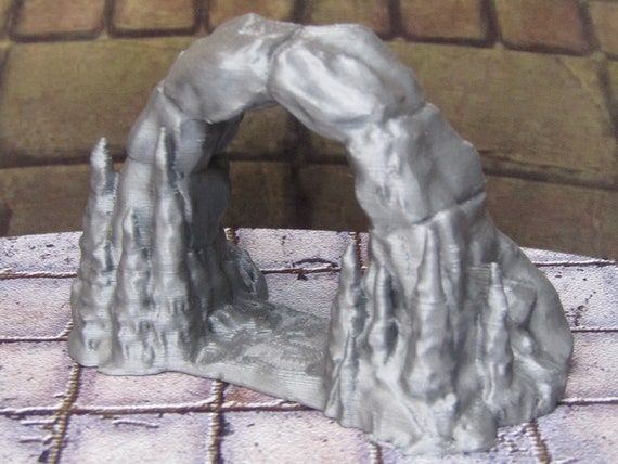Stalagmite Cavern Entrance Mini Miniature Figure Scenery | Etsy