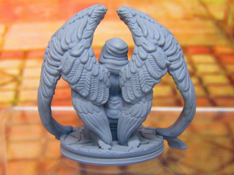 Fallen / Captured Angel Holy Order of Ash Mini Miniature 3D - Etsy