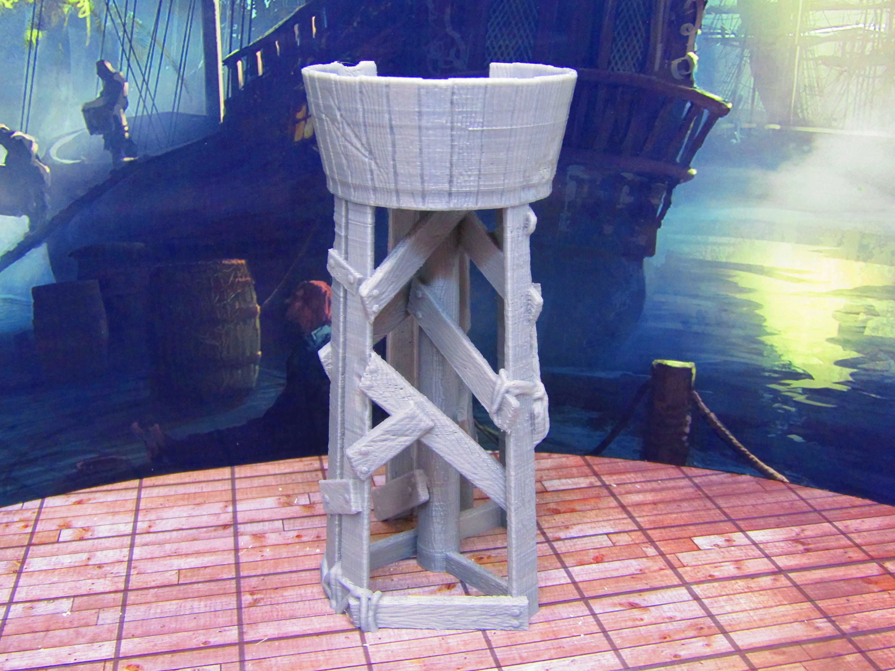 Crow's Nest Pirate Ship Watchtower Scatter Terrain Scenery | Etsy