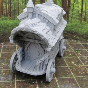 Aristocrat Carriage Wagon & Horse Scenery Terrain 3D Printed Model 28 ...