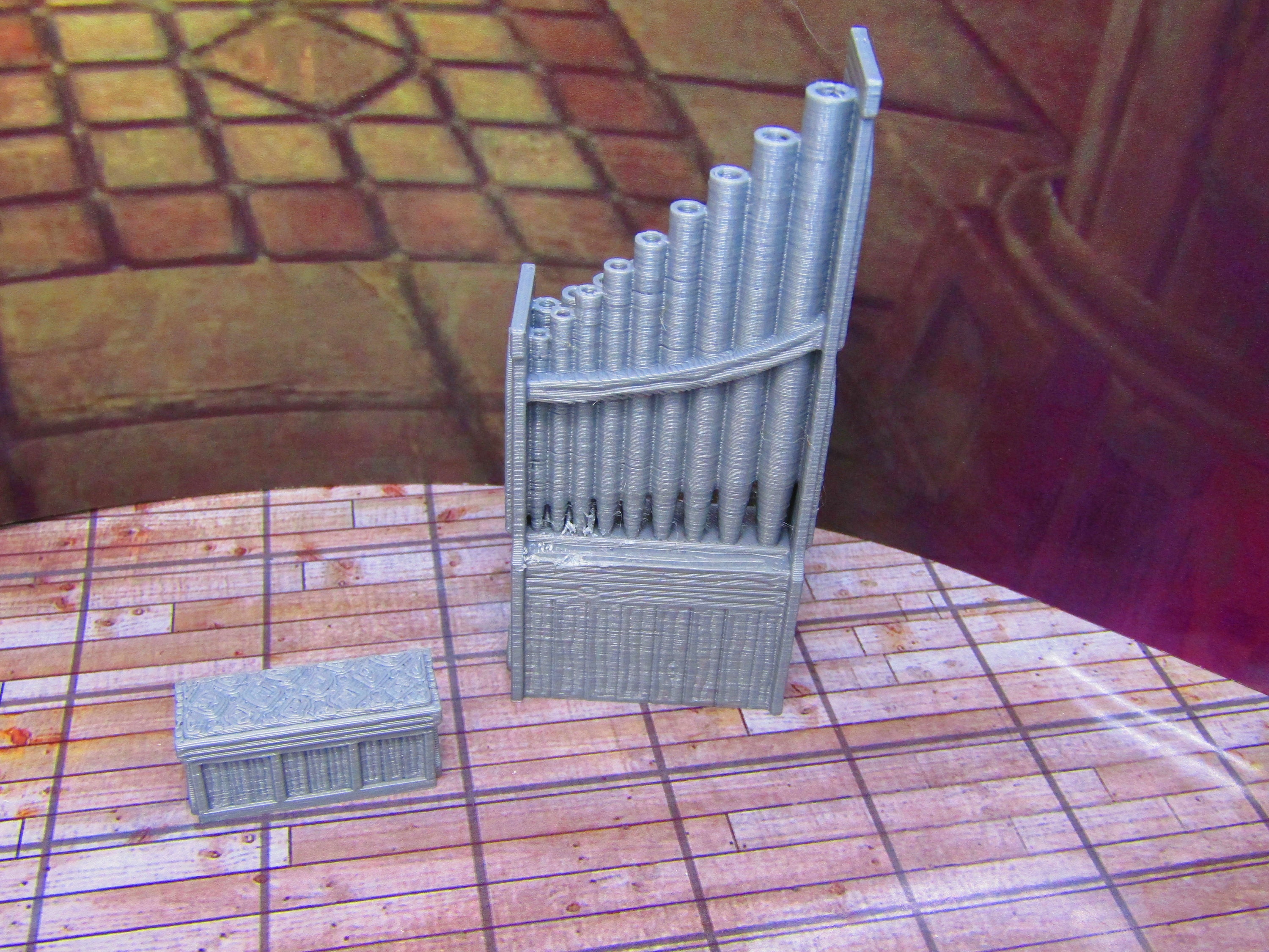 Church Pipe Organ & Bench Set Scatter Terrain Scenery Tabletop | Etsy