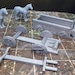 Horse & Wagon Cart Set 28mm Scale Fantasy Terrain Tile - Etsy