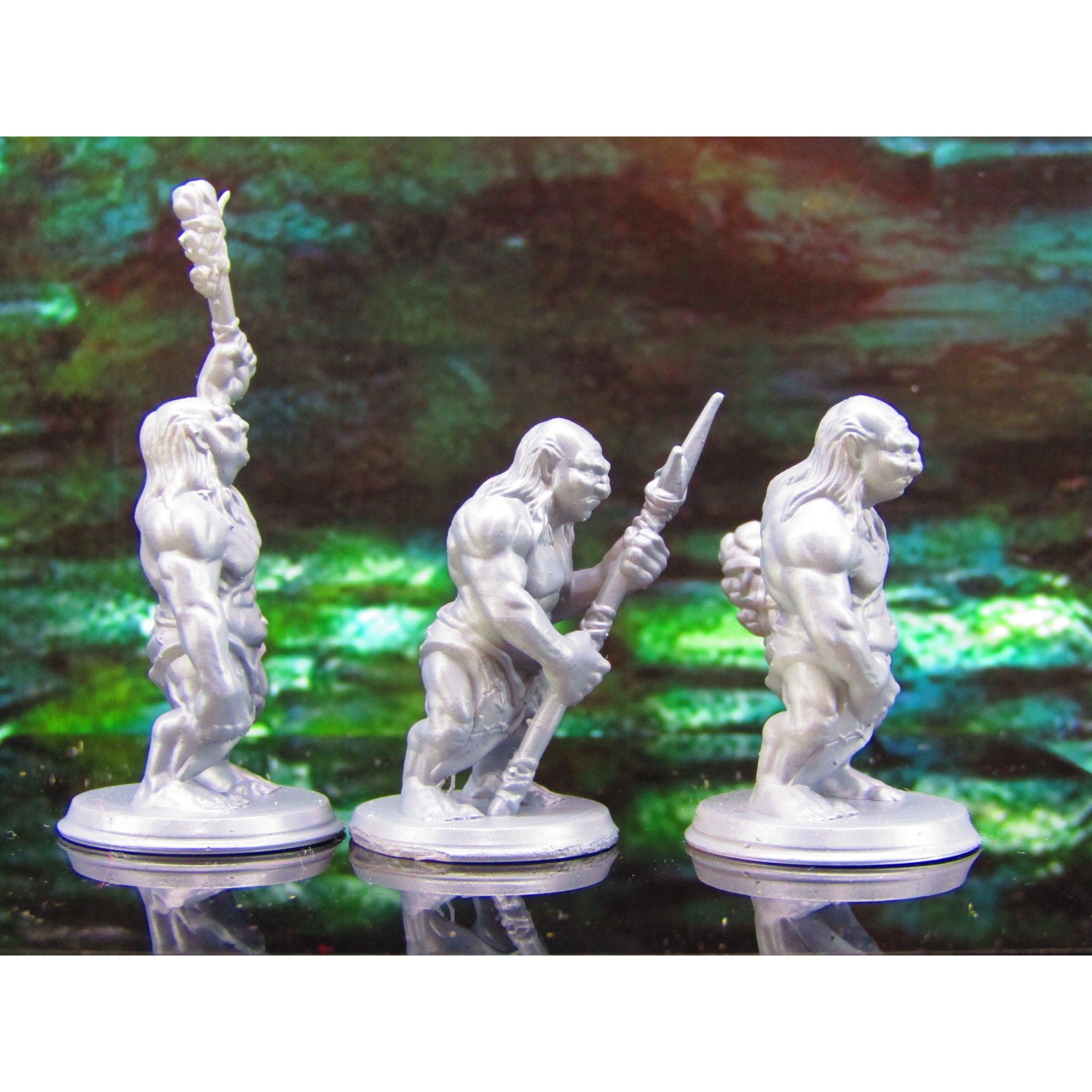 3pc Grimlock Humanoid Cave Monster Set Mini Miniature Model Character ...