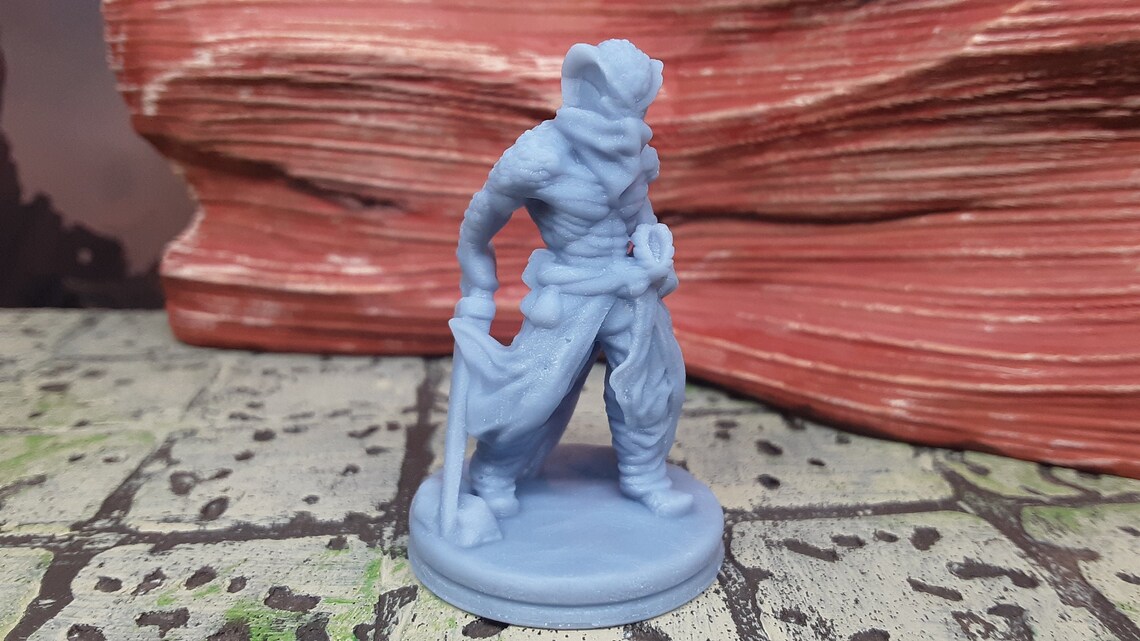 Snakefolk Bandit Reptilian Mini Miniatures Figure Tabletop Fantasy ...