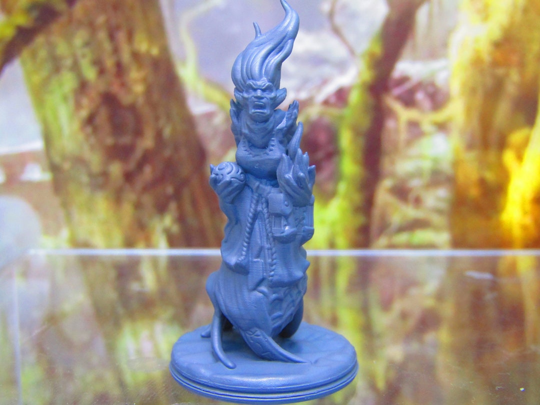 Female Sorceress Witch Hag Banshee Mini Miniature Figure 3D - Etsy
