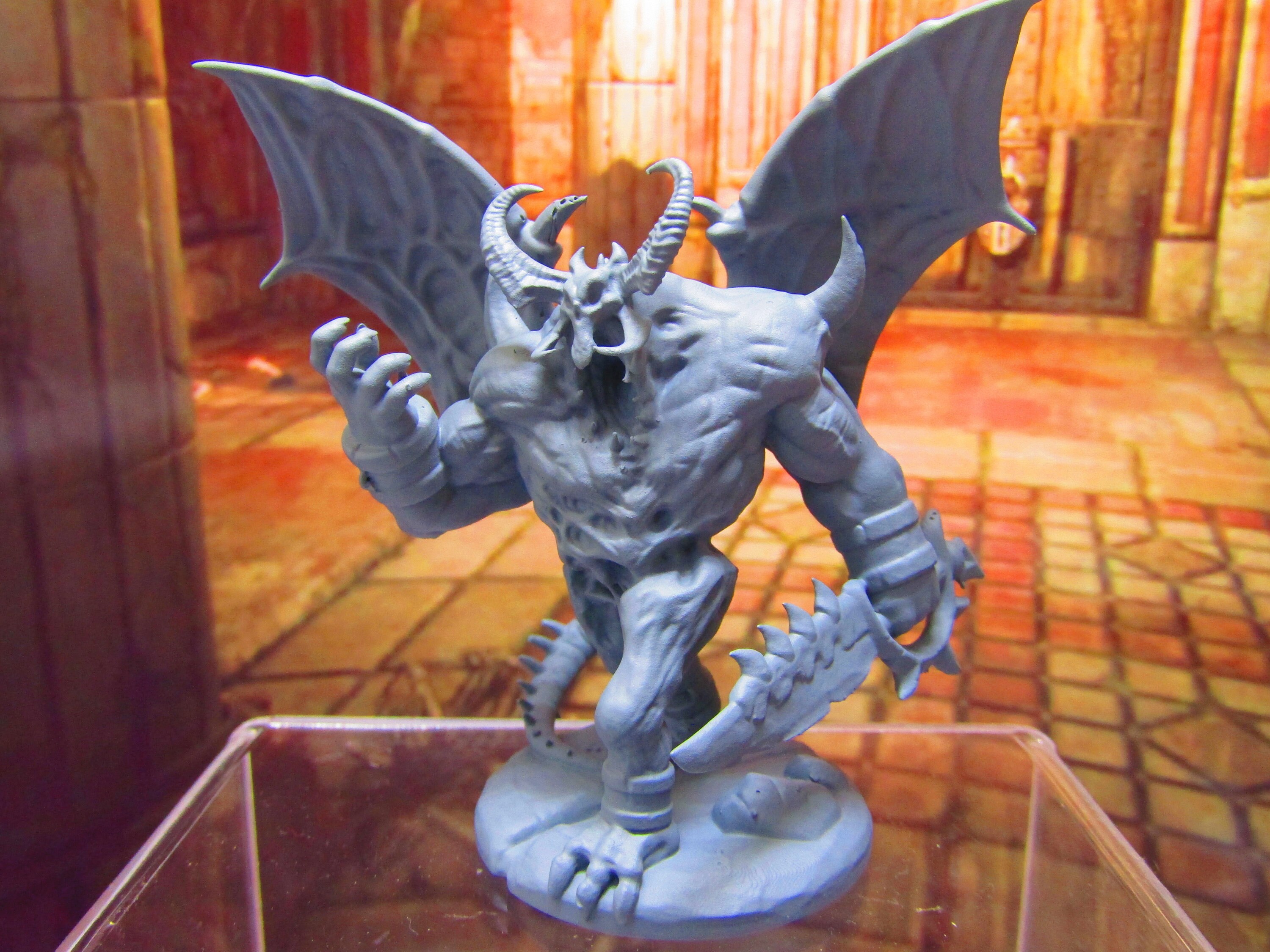 Hell Spawn Demon Winged Beast Horror Monster Mini Miniature 3D Printed ...