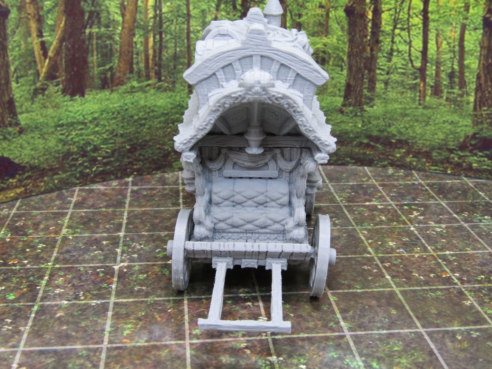 Aristocrat Carriage Wagon & Horse Scenery Terrain 3D Printed Model 28 ...