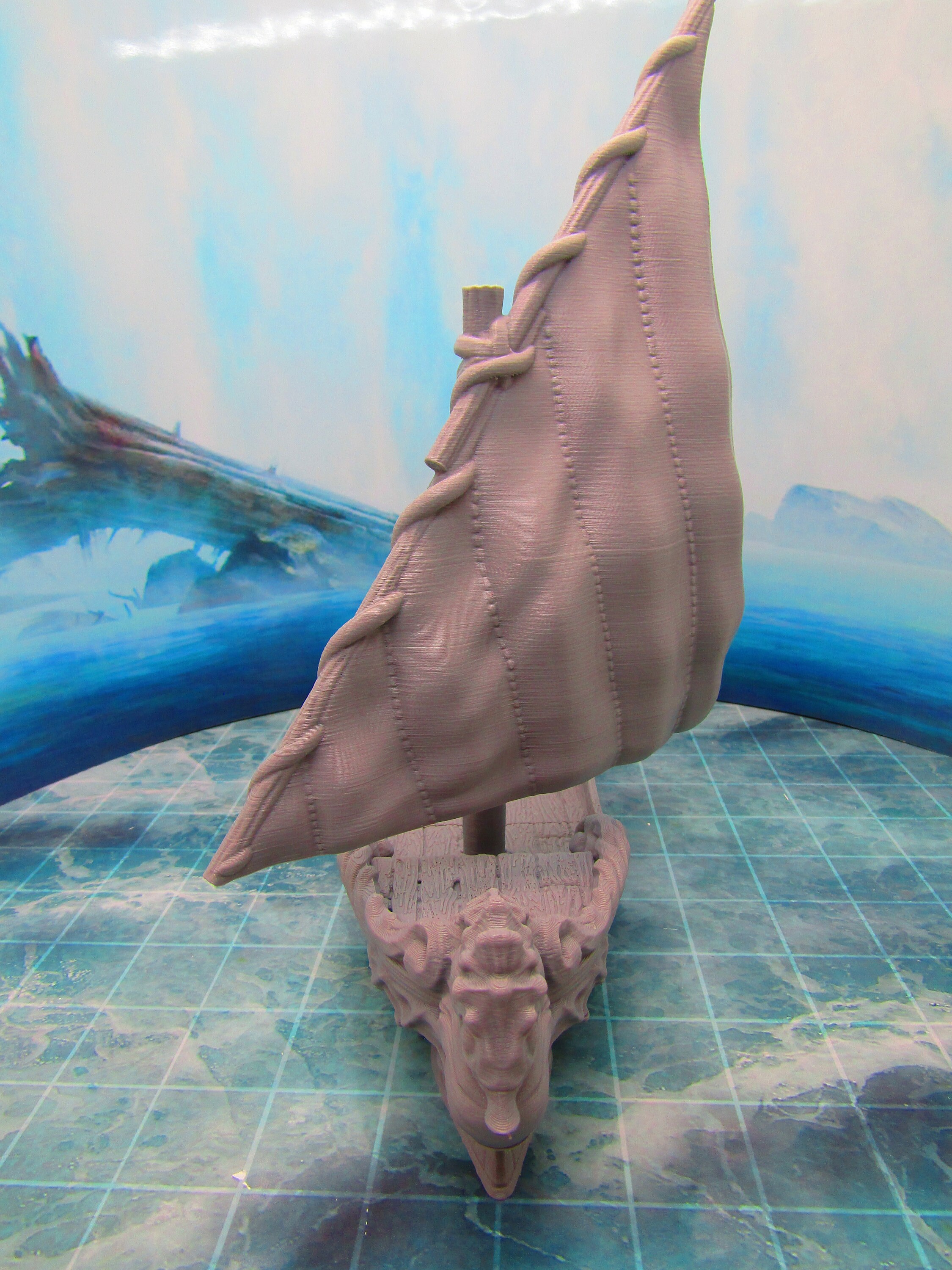 Maiden's Gambit Pirate Ship Sail Boat Scatter Terrain Scenery 3D ...