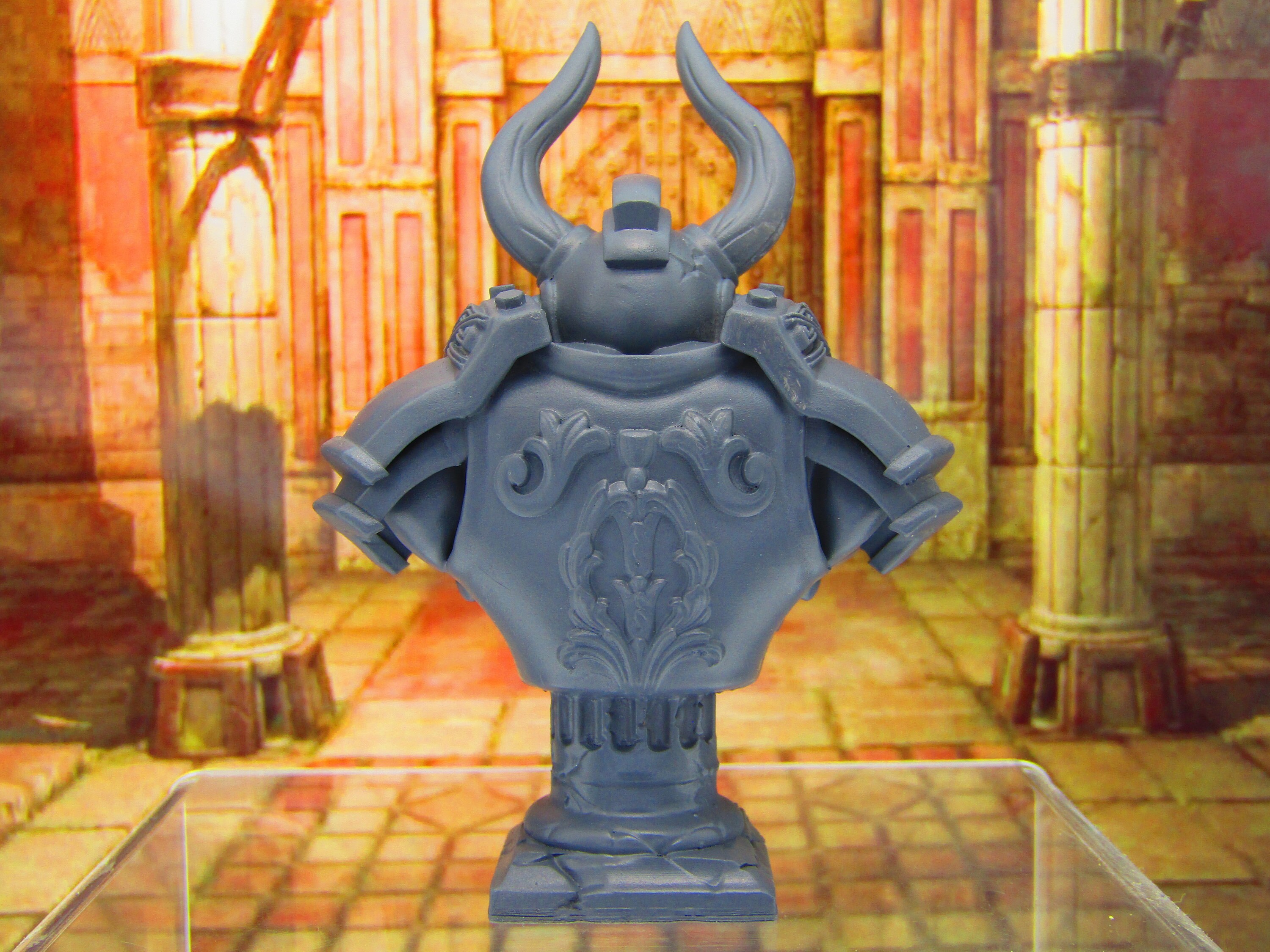 4 Tall Dwarven King Bust Statue Resin 3D Printed Model - Etsy