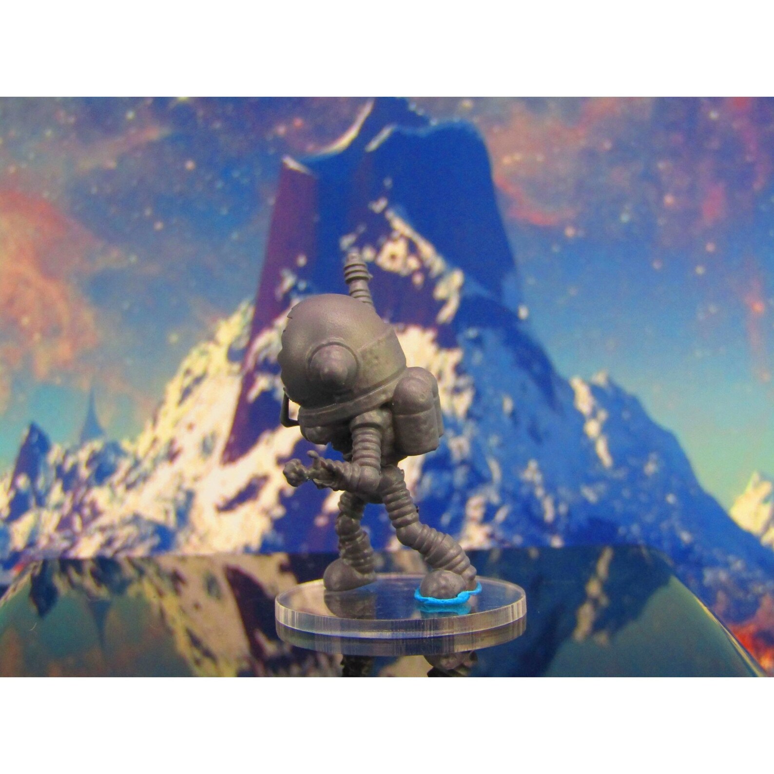 Skeletal Zeta Alien Invader B Mini Miniature Model Character Figure ...