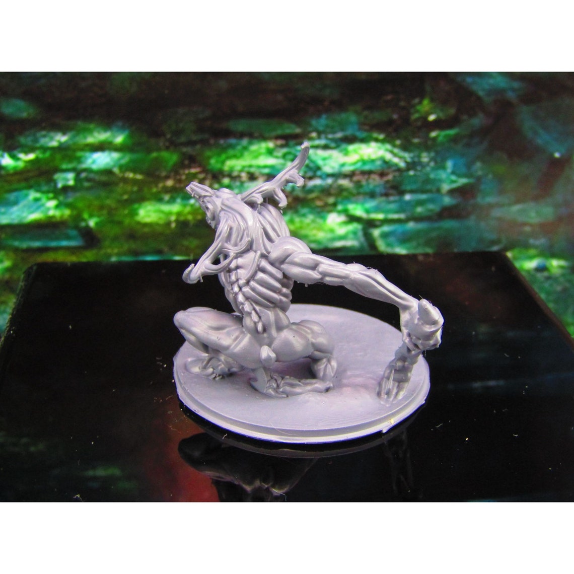 Wendigo Evil Spirit Cryptid Monster Pose C Mini Miniature - Etsy