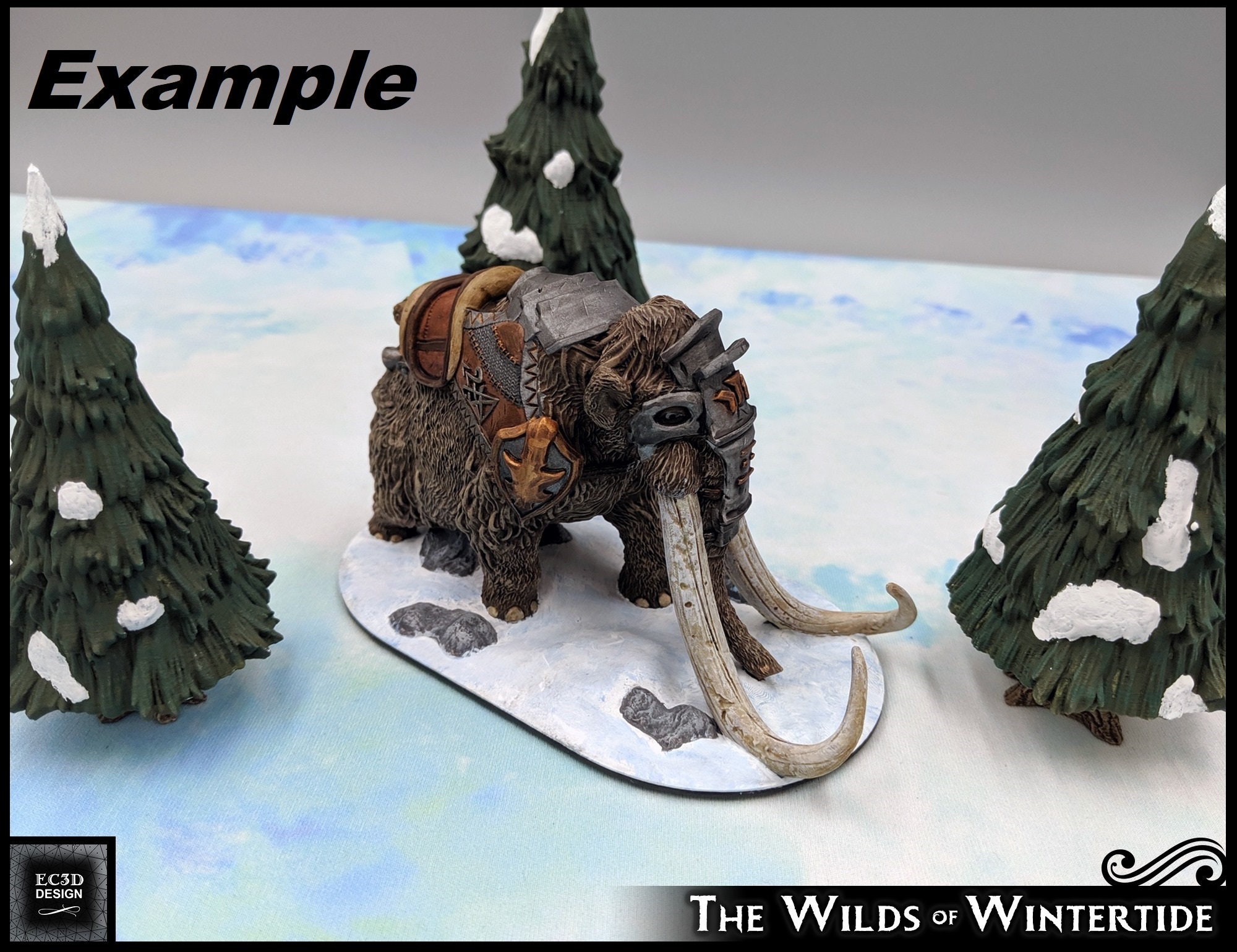 Woolly Mammoth 28mm Scale Figure for RPG Fantasy Games | Etsy