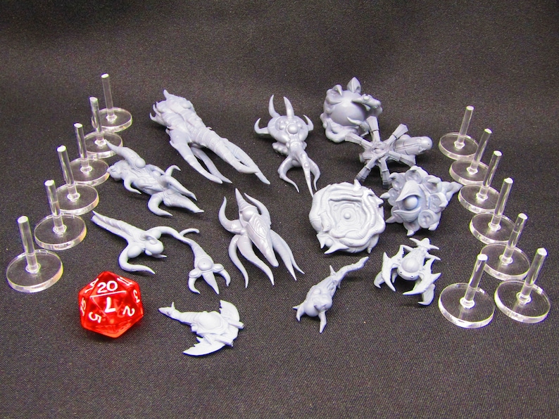 13pc Oq'uiar the Many Bioship Fleet Space War - Etsy