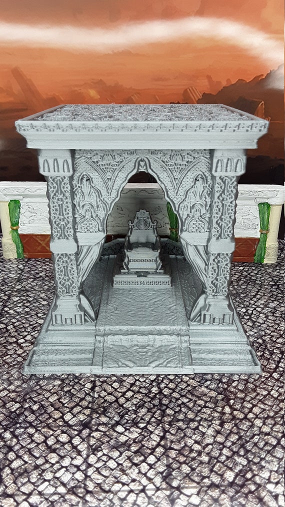 4 Piece Sultan/king's Throne & Dais Scatter Terrain | Etsy