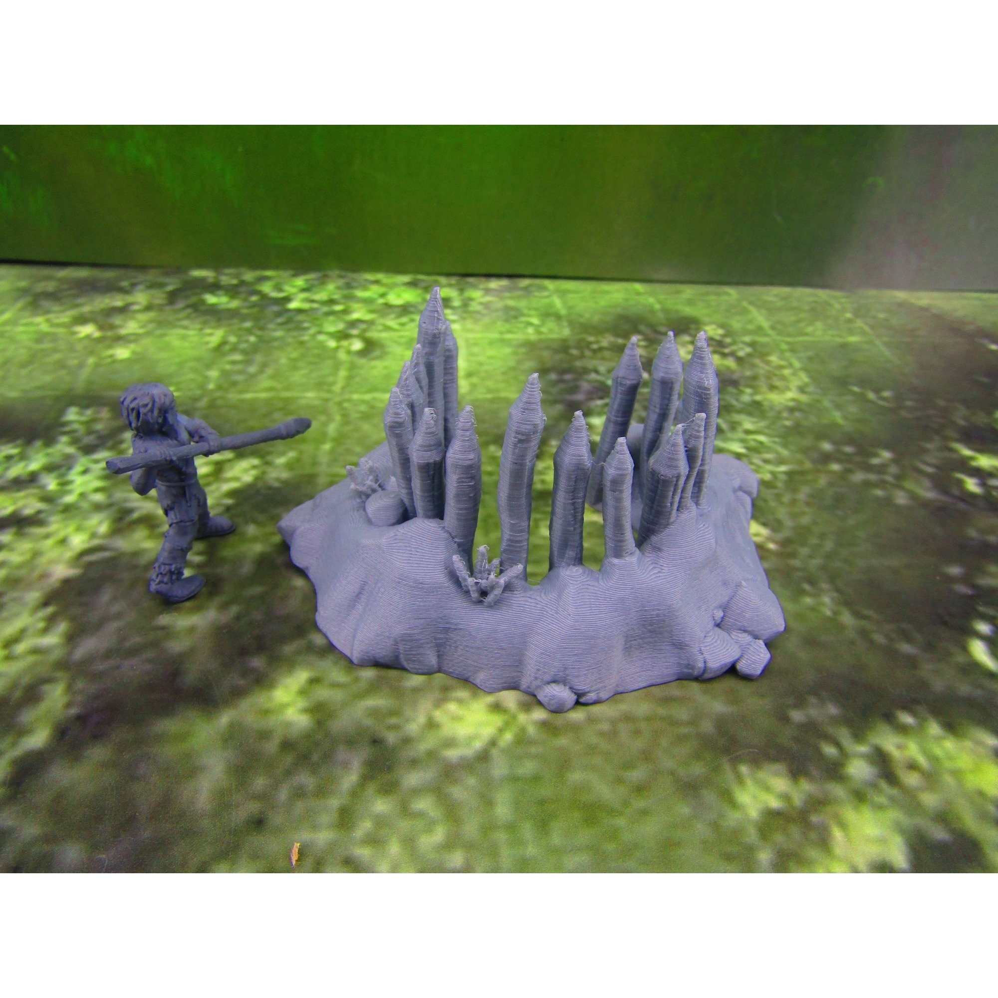 Tribal Prehistoric Caveman Hunter & Spike Trap Set Scatter Terrain ...