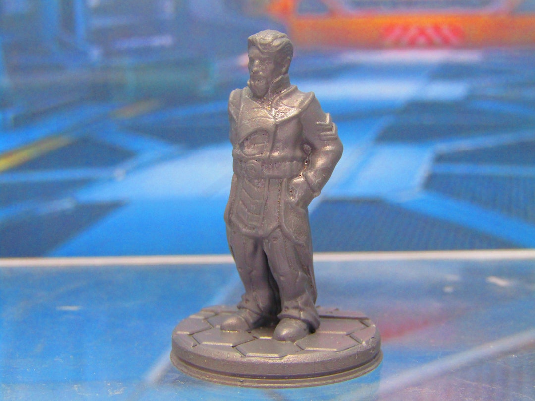 Human Space Galactic Council Ambassador Captain Mini Miniature 3D ...