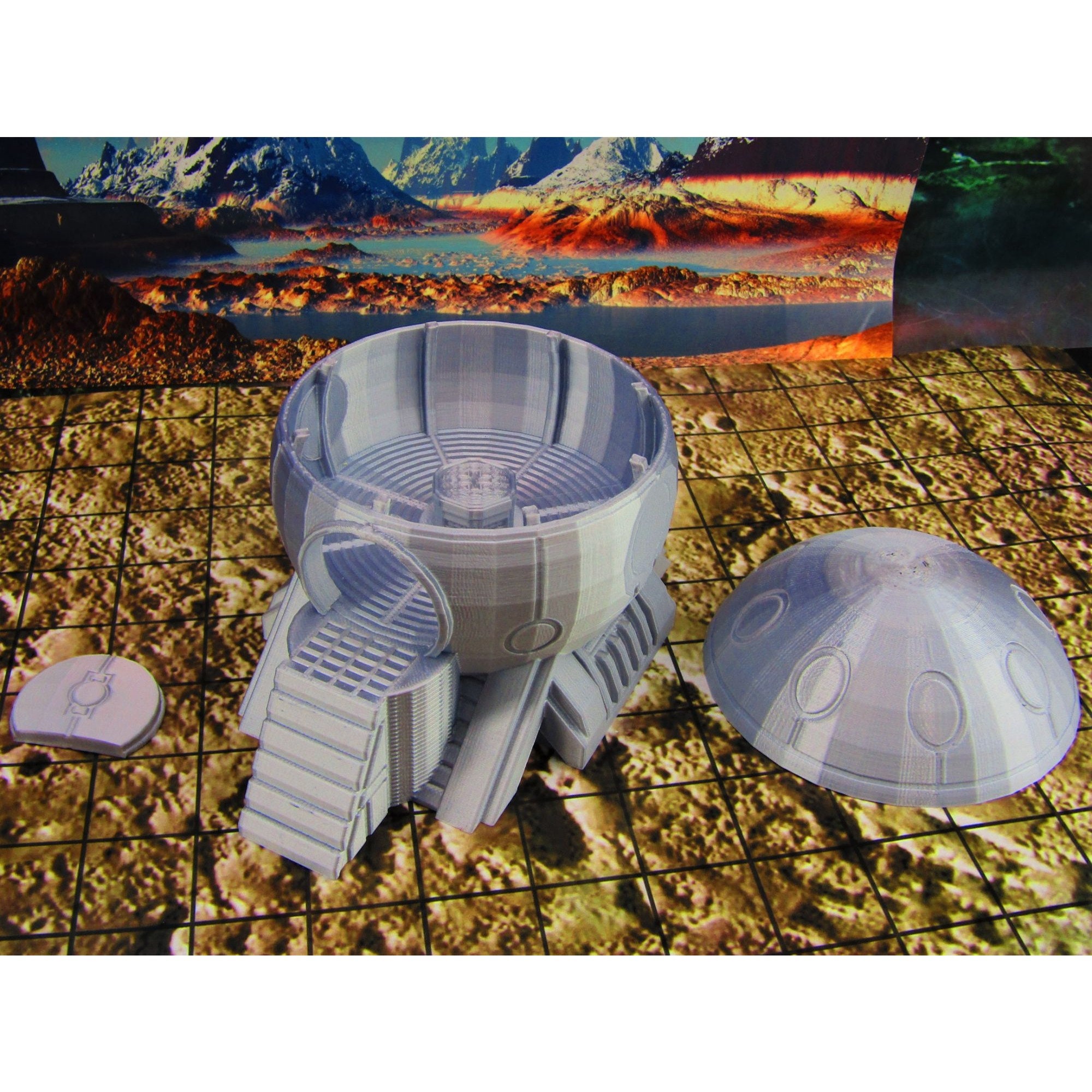 Retro Alien Spaceship