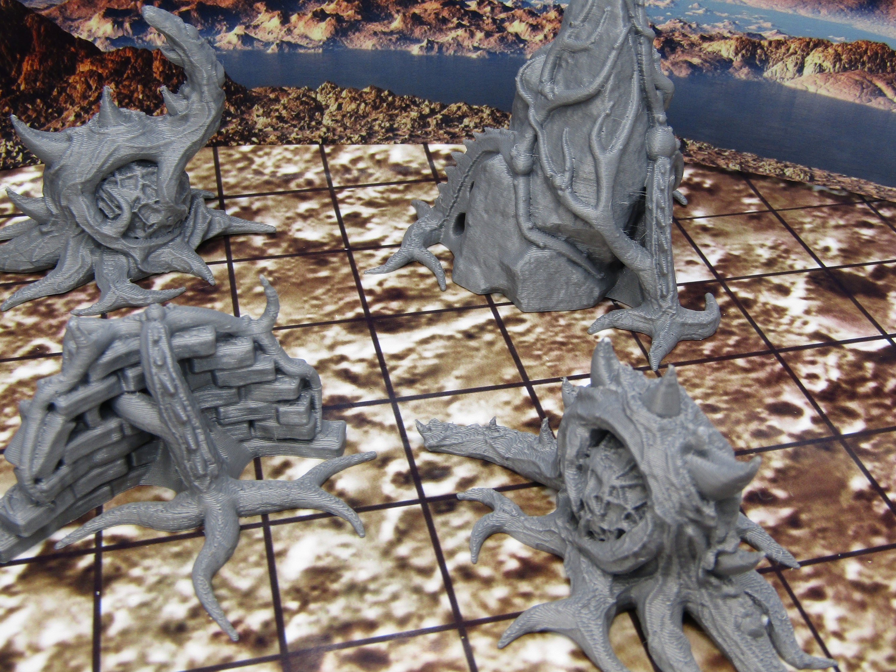 Alien Planet Overgrowth Plants Scatter Terrain Scenery | Etsy