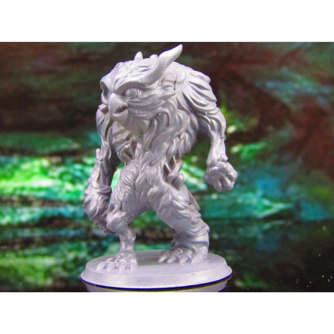 Undead Zombie Owl Bear Monster Mini Miniature Model Character Figure ...