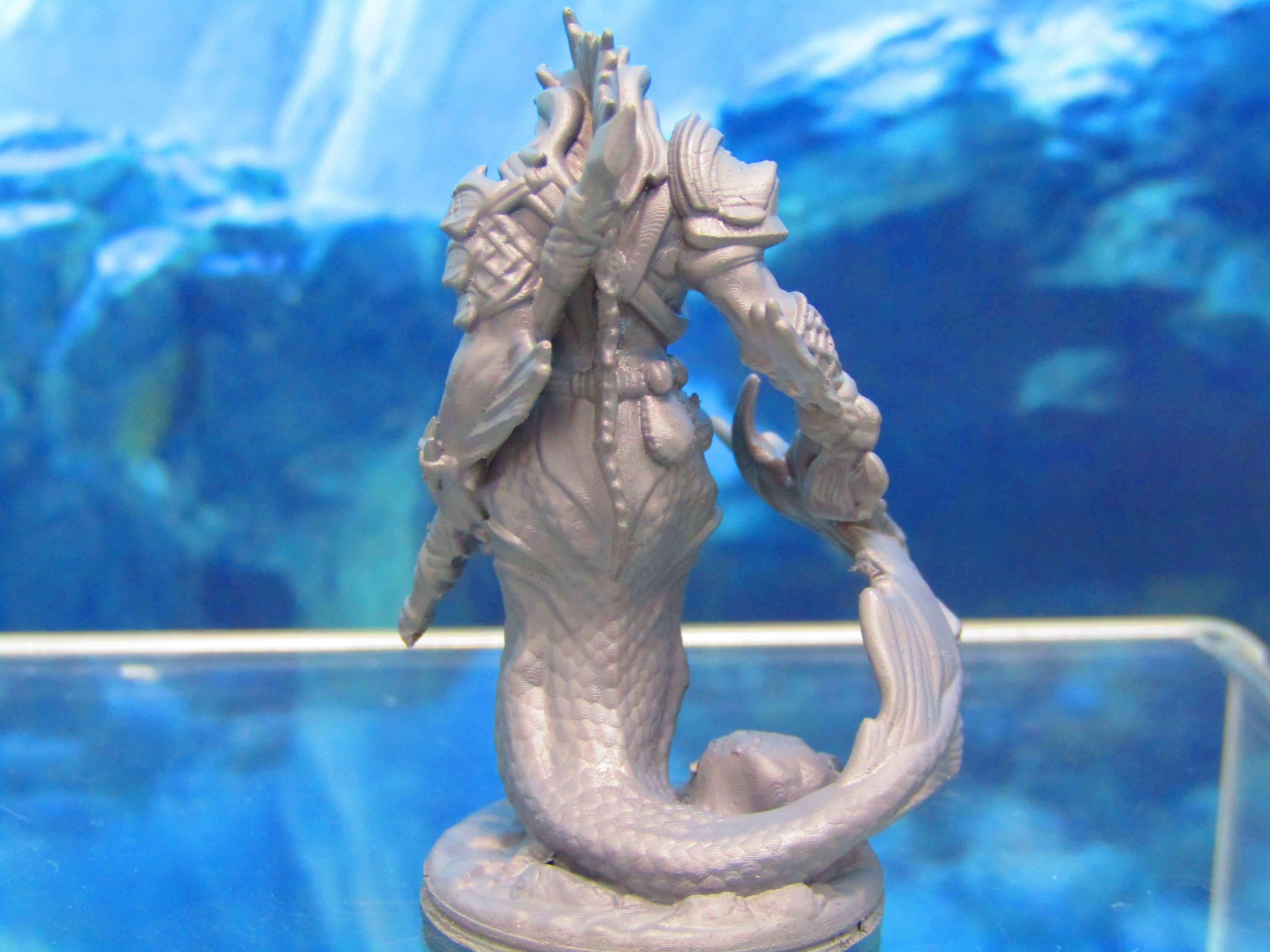 Merrow Merman Monster Creature W/ Spear Mini Miniature Figure - Etsy