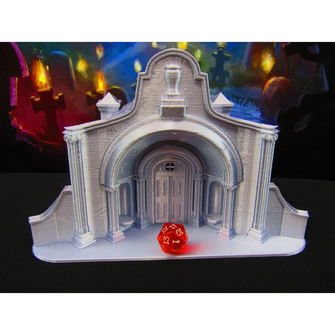Large Tomb Underground Crypt Entrance for Graveyard / Cemetery Scatter ...