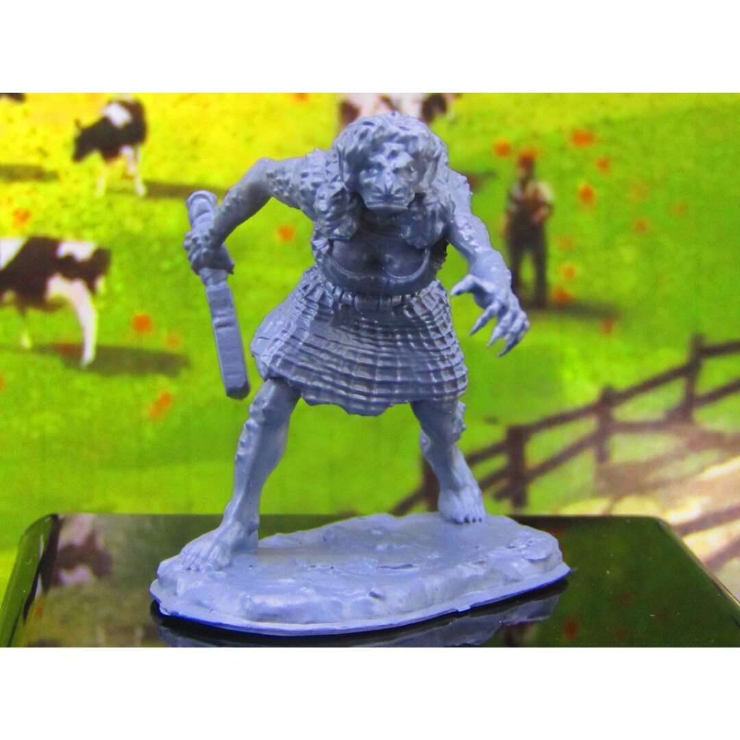 Female Troll Hag W/ Butcher's Cleaver Monster Encounter Mini Miniature ...