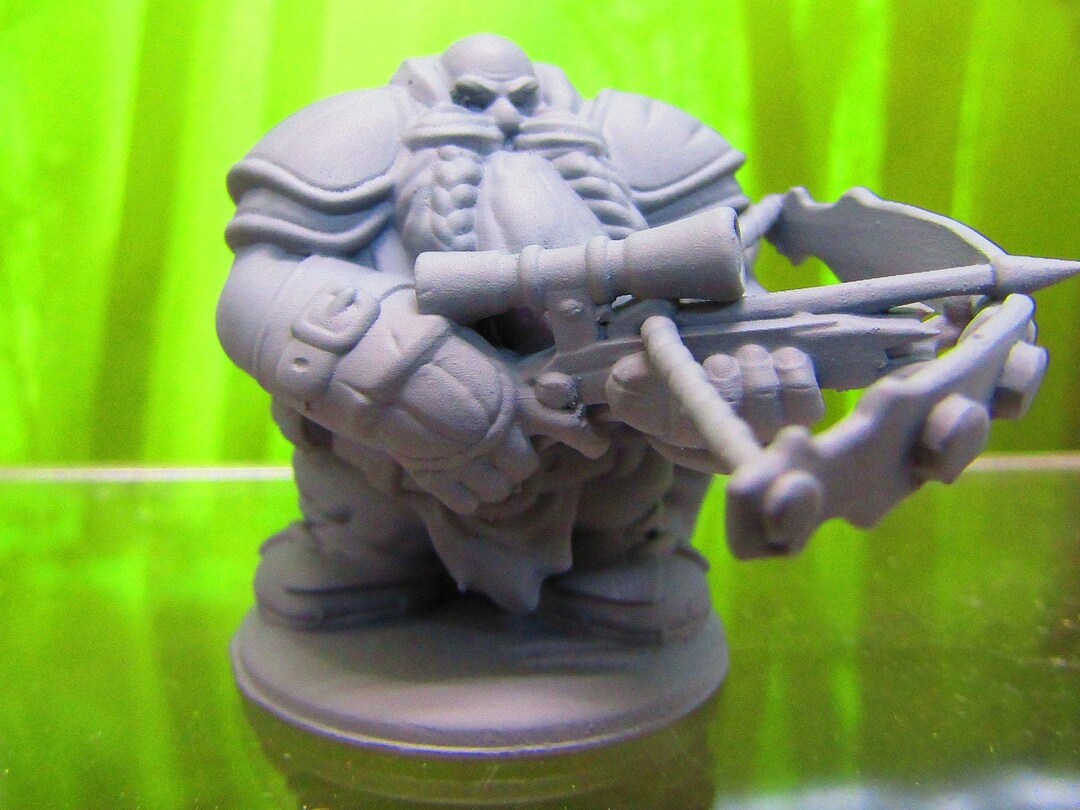 Dwarven Fighter Archer With Crossbow With Scope Mini Miniature 3D ...