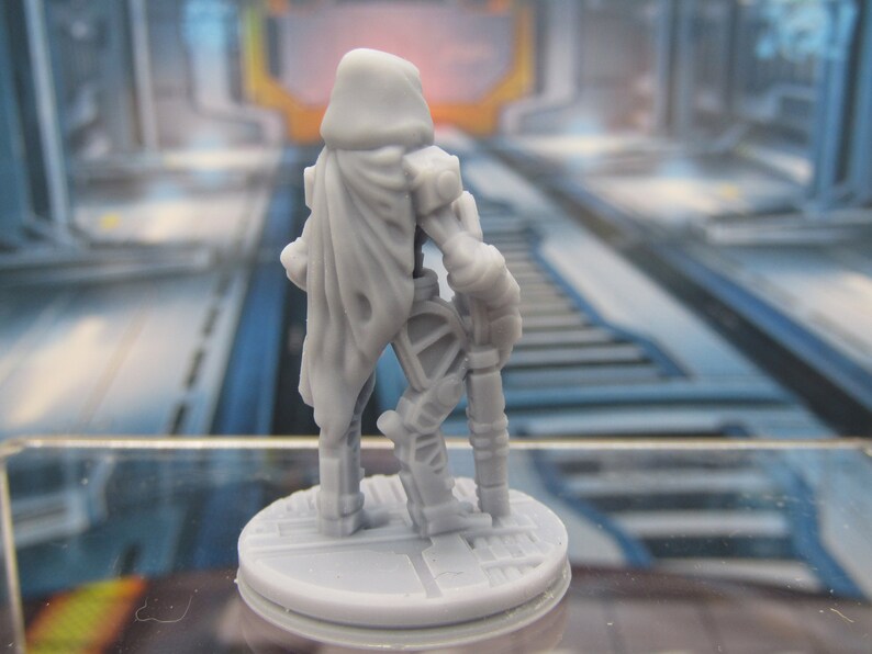 Assassin Droid Sniper Robot Mini Miniature 3D Printed Figure Model 28 ...