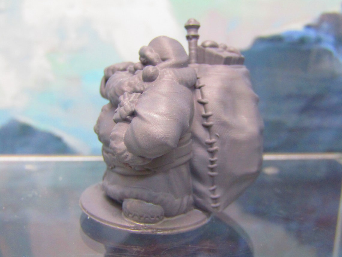 Dwarven Santa Claus Dwarf Christmas Mini Miniature Figure 3D | Etsy