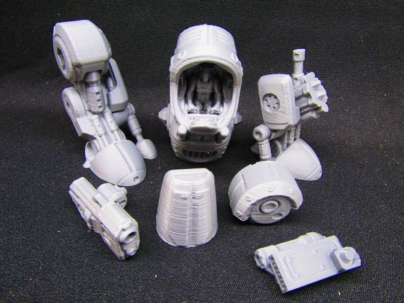 Toys Miniature Toys Toys & Games Battle Mech Small Attack Walker ...