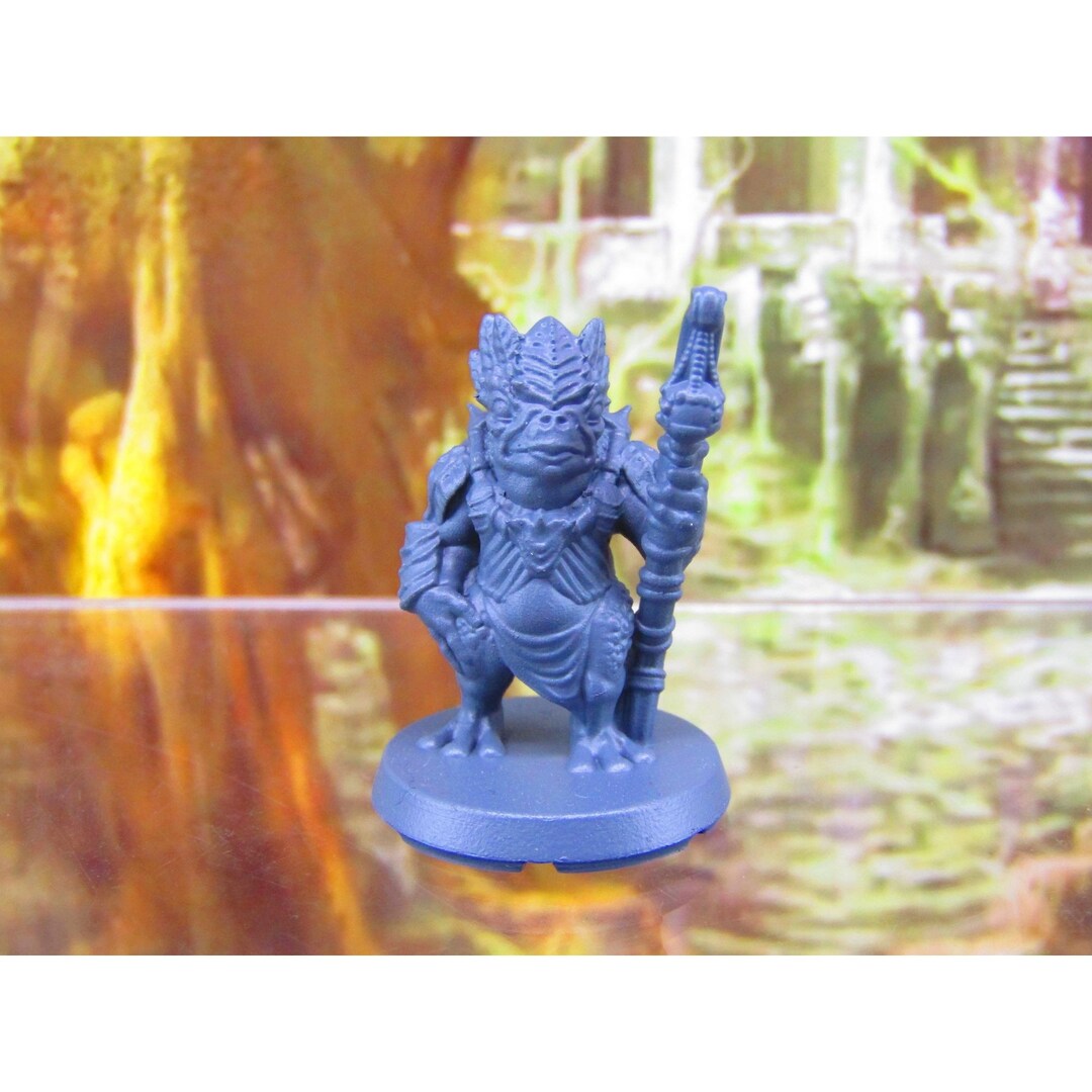 Bullywug Shaman Frogman Mini Miniatures 3D Printed Resin Model Figure ...