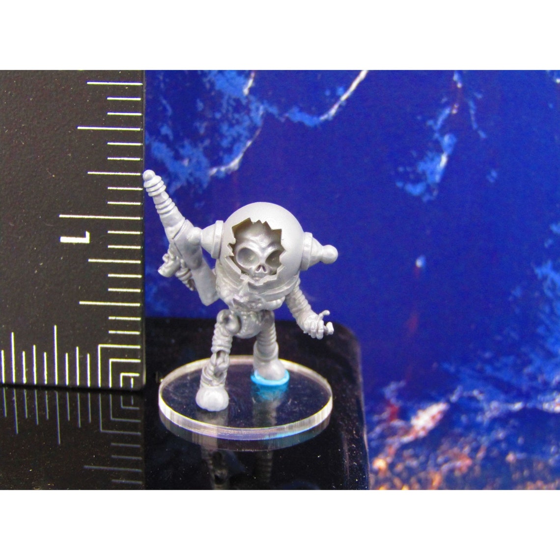 Skeletal Zeta Alien Invader B Mini Miniature Model Character - Etsy