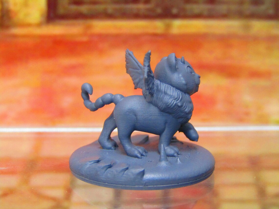 Baby Manticore Monster Beast Companion Mini Miniatures 3D - Etsy