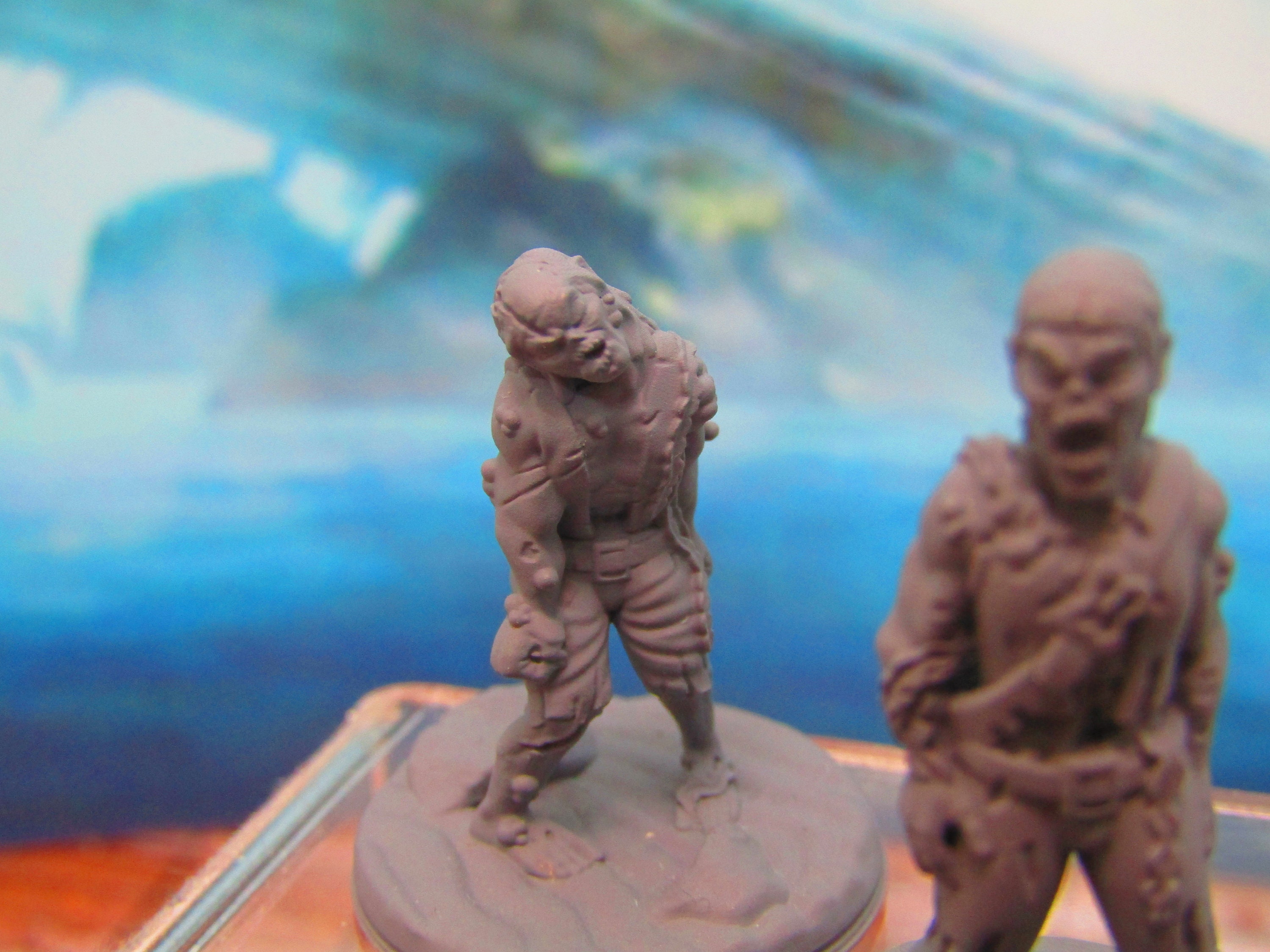 Undead Pirate Zombie Sailors Ghost Ship Pair Mini Miniature 3D | Etsy