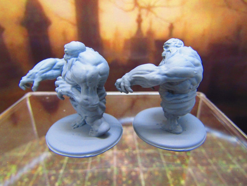 Pair of Undead Zombie Dwarves Monster Encounter Mini Miniature - Etsy