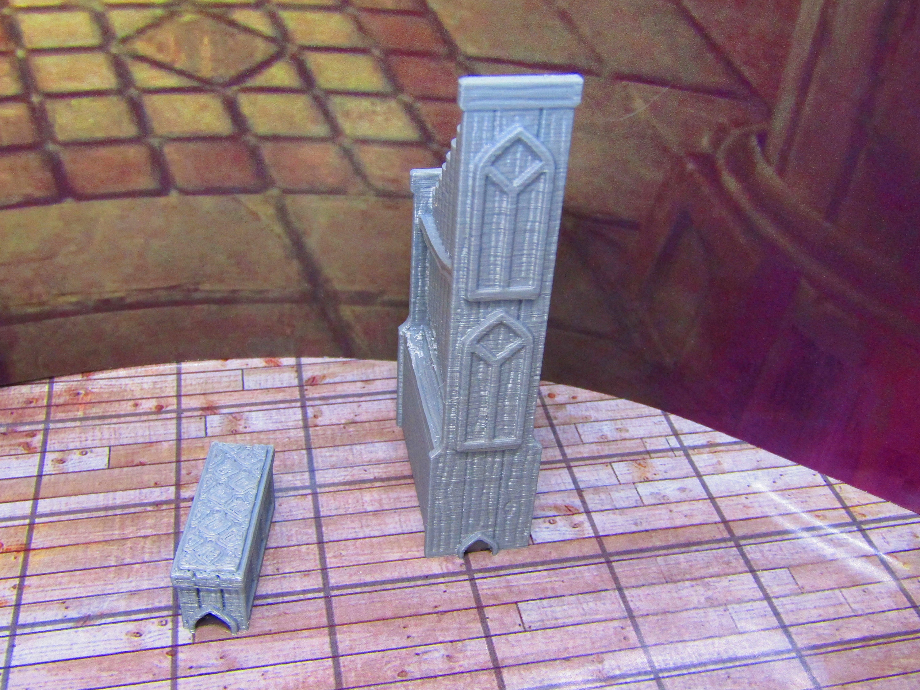 Church Pipe Organ & Bench Set Scatter Terrain Scenery Tabletop Gaming ...