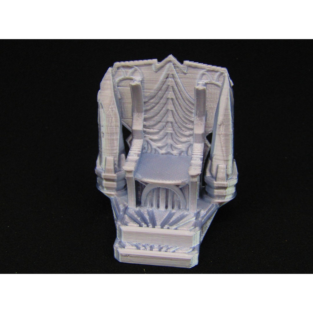 Royal King's Stone Throne Scatter Terrain Scenery 3D Printed Mini ...