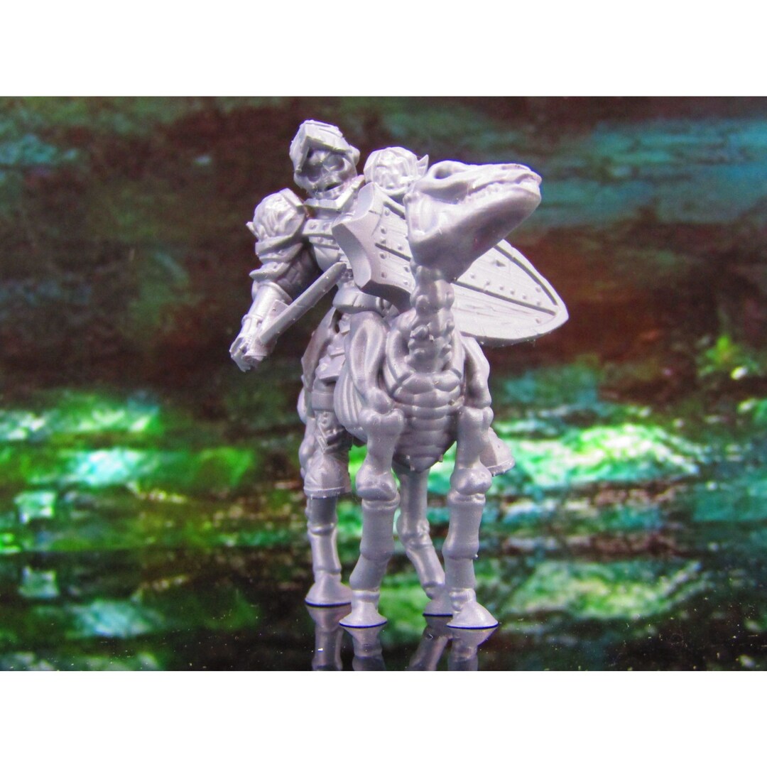 Mounted Skeleton Horse Rider Cavalry A Mini Miniature Model Character ...
