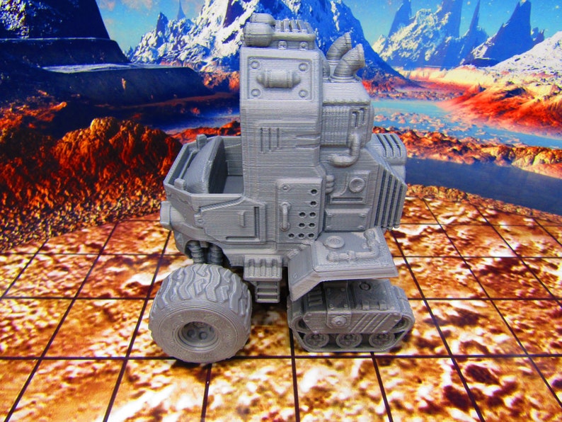 Rover Explorer Truck ATV Vehicle Terrain Scenery Miniature 3D Printed ...
