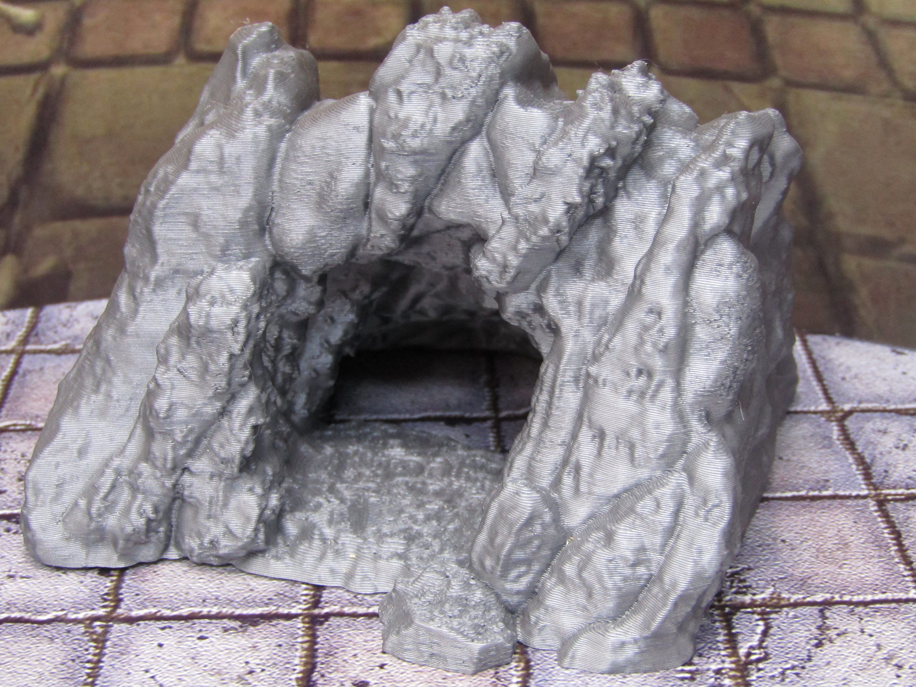 Cave Entrance Mini Miniature Figure Scenery Terrain 3D Printed | Etsy