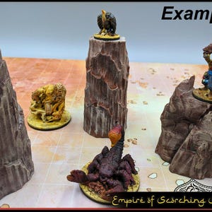Sand Golem Mini Miniature Figure 28-32mm Dungeons & Dragons DD 3D ...