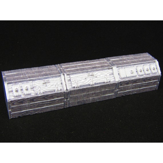 3pc Counters W/ Storage Scatter Terrain Scenery 3D Printed - Etsy