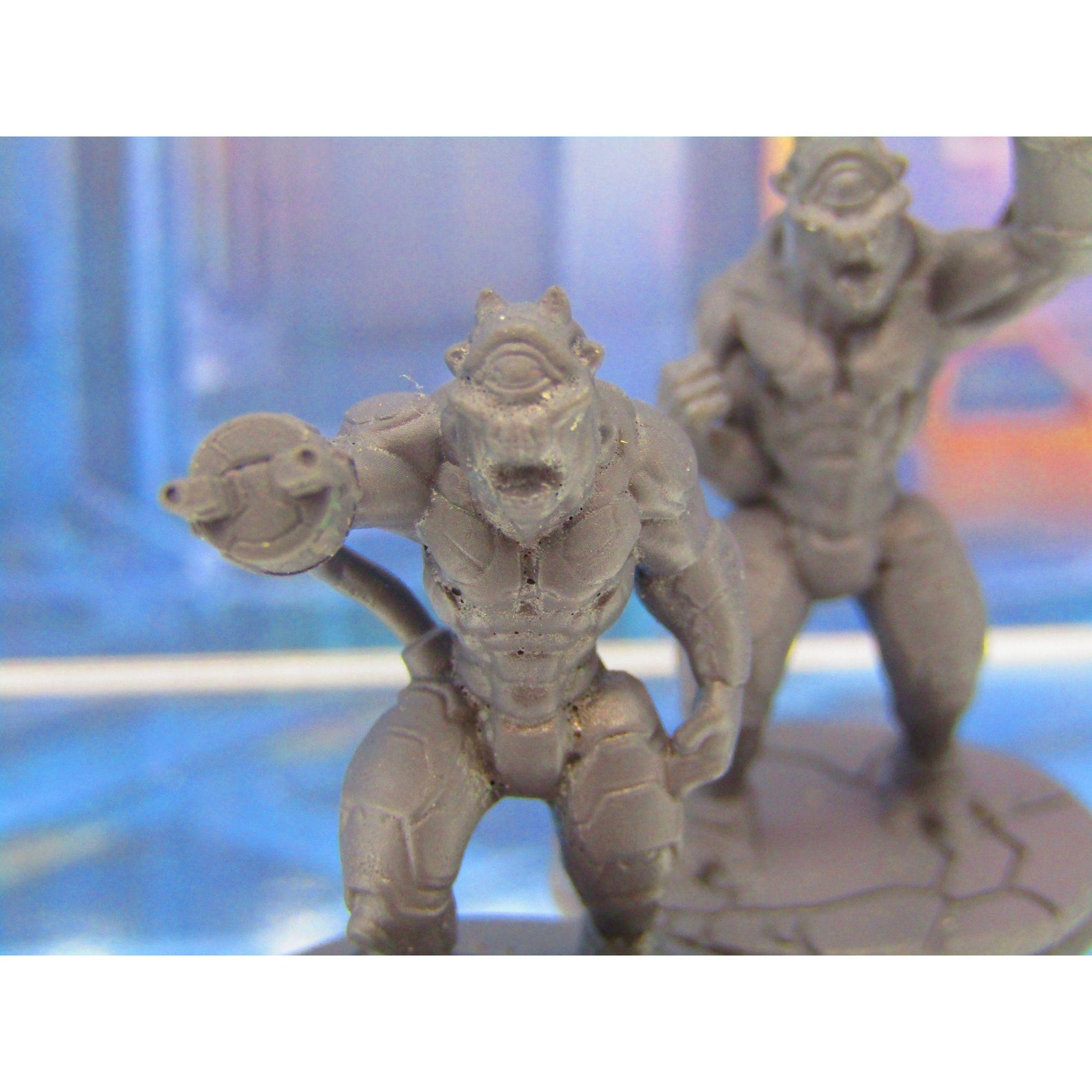 Alien Monster Space Mutants Pair Mini Miniature Figure 3D | Etsy