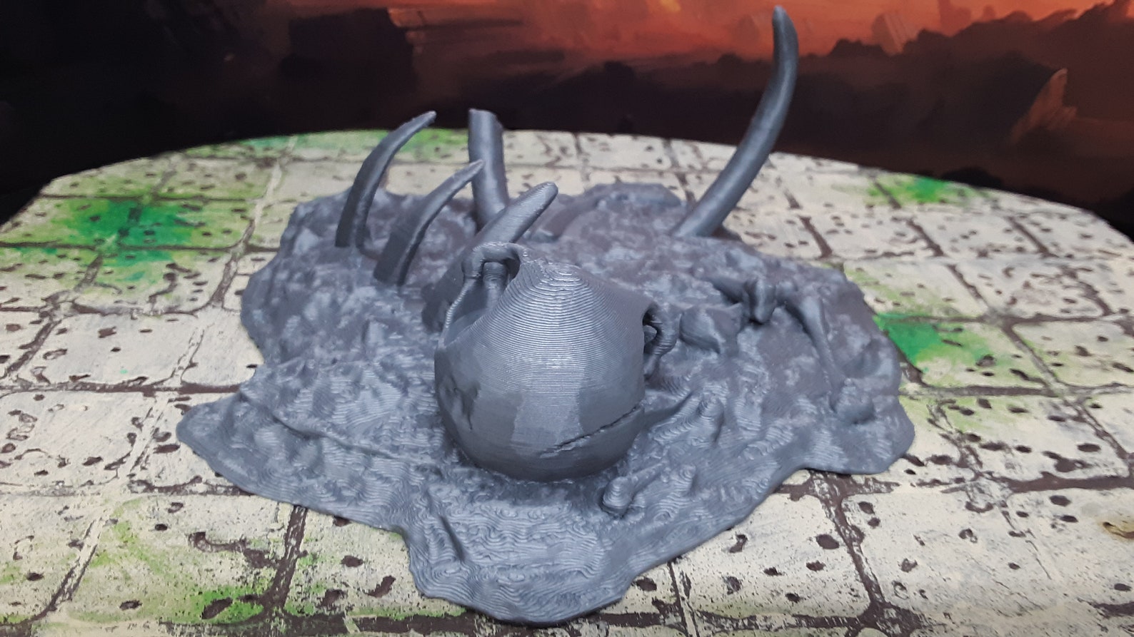 Boneyard Mammoth Skeleton Remains Skull 28mm Scale Fantasy - Etsy