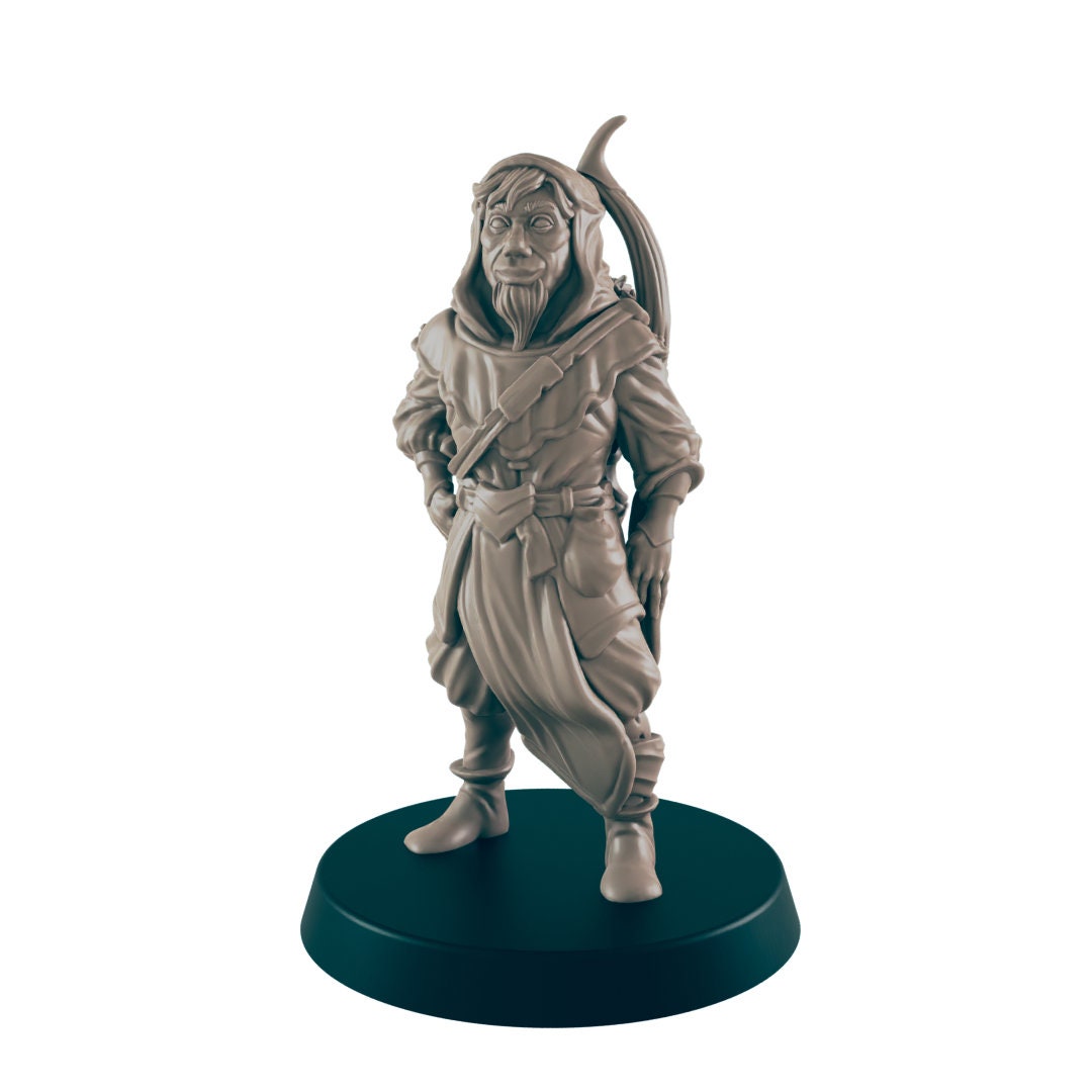 Human Ranger Mini | Male Adventurer Figure | Dnd Wargaming Mini | RPG ...