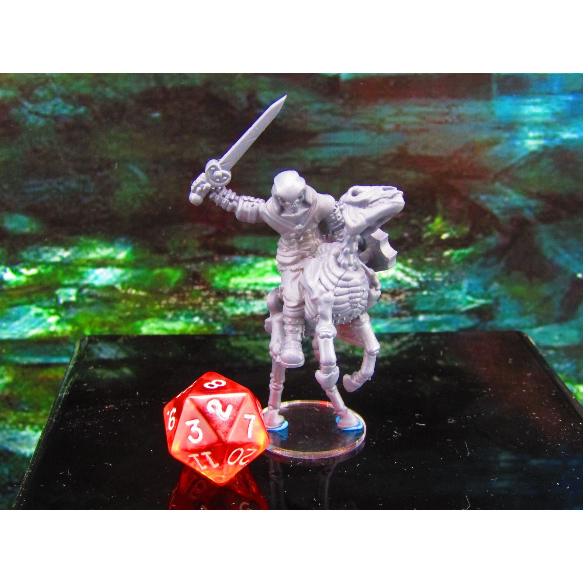 Mounted Skeleton Horse Rider Cavalry C Mini Miniature Model Character ...